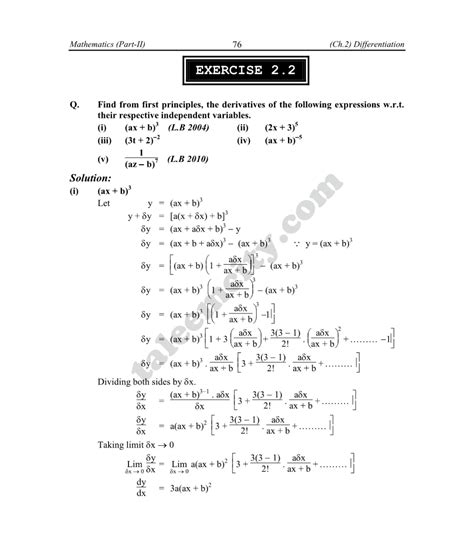 Solution Class 12 Math Ch 2 Exercise 22 Solution Notes Studypool