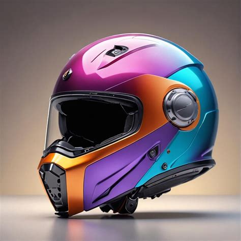 Premium Photo The Helmet Is Designed To Look Like A Motorcycle Helmet
