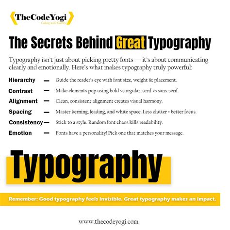 Typographymatters Designtips Fontsspeak Visualdesign Uidesign The Code Yogi
