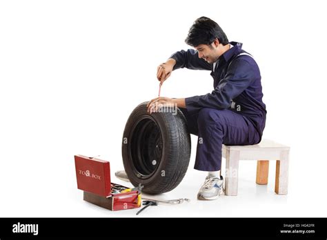 Man Repairing Cut Out Stock Images Pictures Alamy