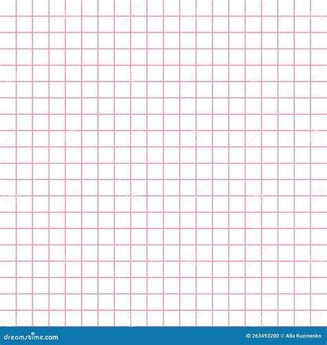 Grid Paper Abstract Squared Background With Pink Graph Stock Vector Illustration Of