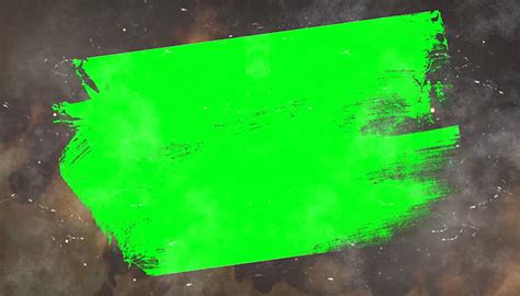 فوتیج پرده سبز اسلایدشو تبلیغاتی سبک براش در پس زمینه گدازه آتش