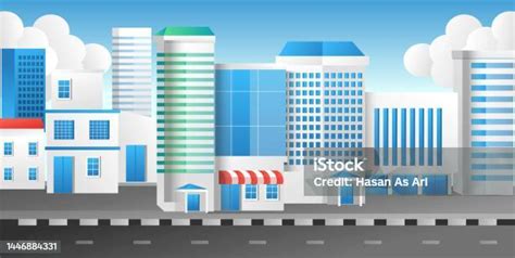 아이소메트릭 플랫 3d 개념 그림 보기 위치 보기 현대 도시 거리 건물 개념에 대한 스톡 벡터 아트 및 기타 이미지 개념 개념과 주제 거리 Istock