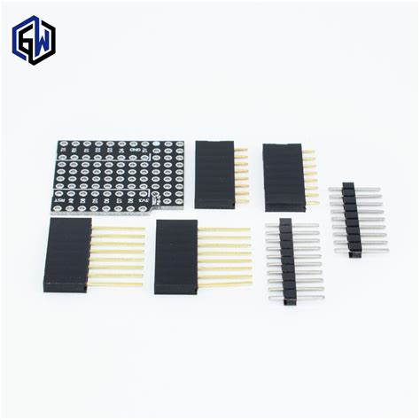 ProtoBoard Shield D1 Mini Double Sided Perf Board Compatible In Integrated Circuits From