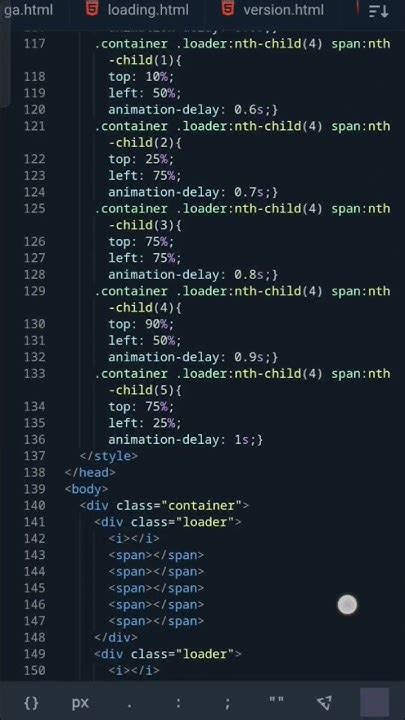 css beautiful animation using html css coding programming tech codinglife viral shorts