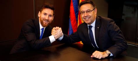 Lionel Messi Firma Su Nuevo Contrato Hasta Junio De 2021