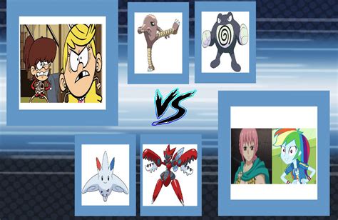 Rebecca And Rainbow Dash Vs Lynn And Lola By Harriet546 On Deviantart