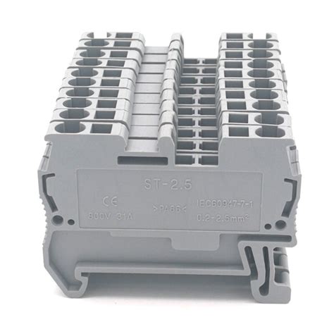 5pcs Spring Terminal Blocks St 2 5 Morsettiera Din Vicedeal