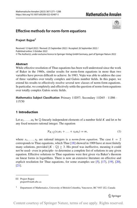 Effective Methods For Norm Form Equations