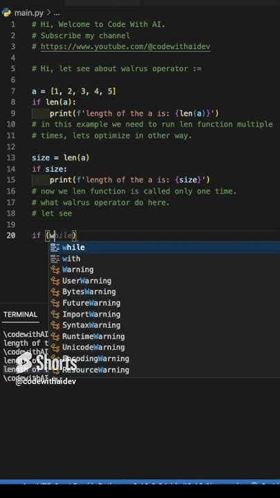 Shorthand Coding Using Walrus Operator In Python Makeup Your Code 💇‍♂