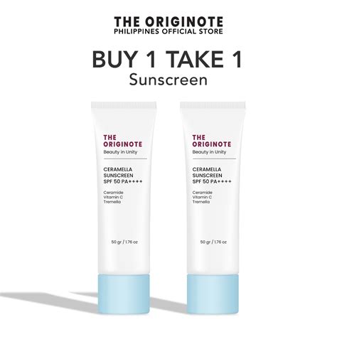 Buy 1 Take 1 The Originote Ceramella Sunscreen Spf 50 Pa Shopee