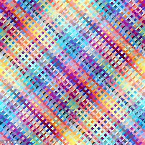 Geometric Abstract Pattern In Low Poly Style Tileable Image Stock Illustration Download Image