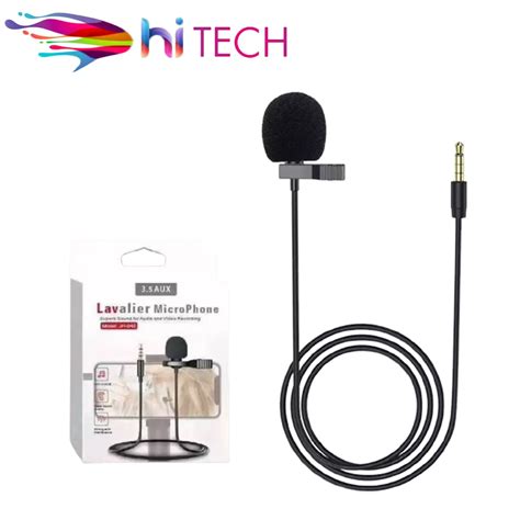ไมค์ไลฟ์สด ไมค์โทรศัพท์มือถือ รุ่น Jh 043 สำหรับถ่ายทอดสด อัดเสียง ไมไลฟ์สด ช่องเสียบแบบ 3 5 Aux