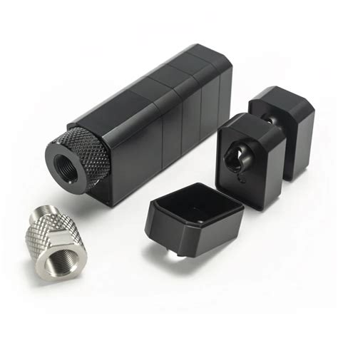 Diy Modular Aluminum Single Core 1 2x28 Square Monocore Mini Solvent Trap Fuel Filter 22 With