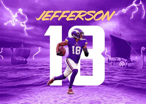 Justin Jefferson Vikings Wallpapers Top Free Justin Jefferson Vikings
