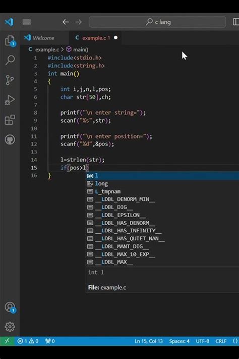 C Program To Delete Characters From The Given String Youtube