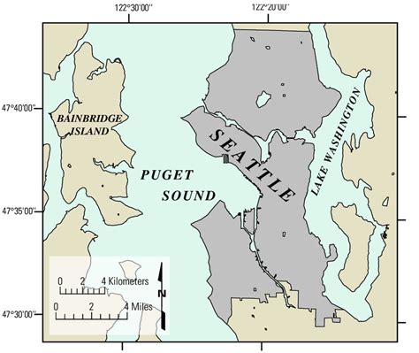 Puget Sound Area Map