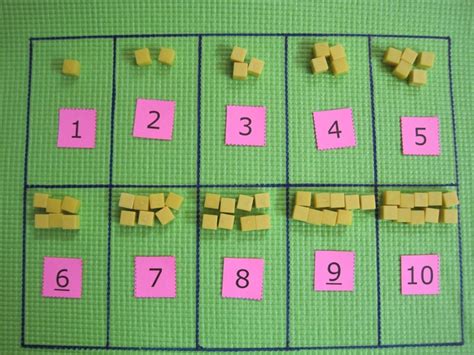 Matching Numbers With Appropriate Amount Of Objects Is Great Practice
