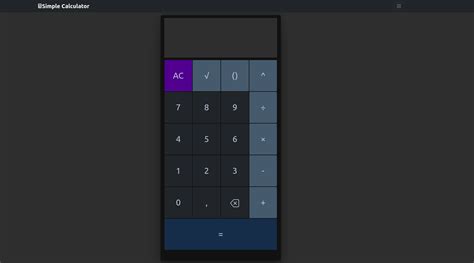 Github Bessavagner Simple Calculator Template