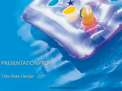 Float W Drink Business PowerPoint Template PresentationPro