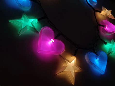 String Light Diffusers Heart And Star And Tree Free 3d Print Model