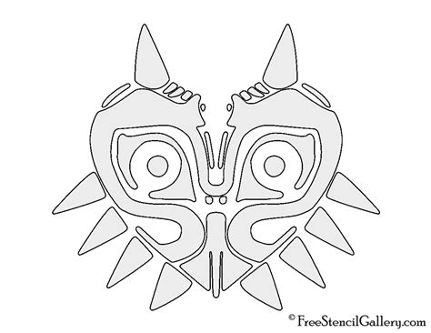 Zelda Shield Pumpkin Stencil