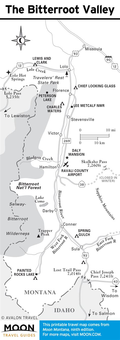 Bitterroot Valley Montana Map Mining In Ravalli County Montana The