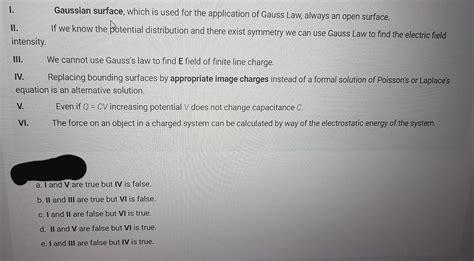 Solved 1 Gaussian Surface Which Is Used For The Chegg Com