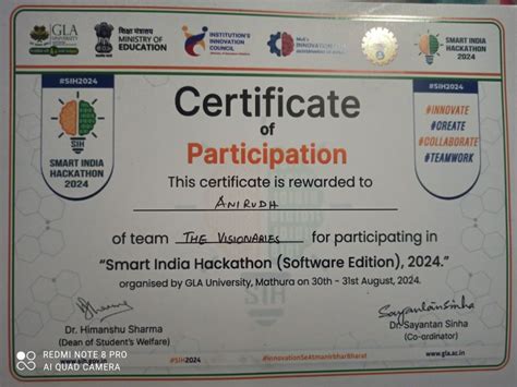 Anirudh Chauhan On Linkedin Hackathon Innovation Teamwork Thevisionaries Techtransformation