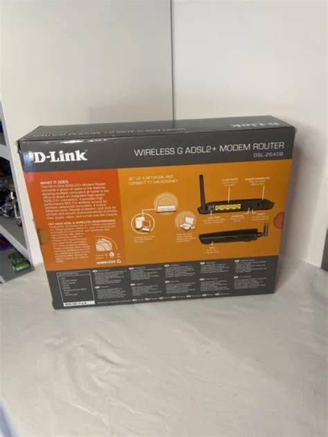 DLINK DSL 2640B ADSL2 2 G Wireless Modem Router Complete Box Notice CD 29 13 PicClick CA