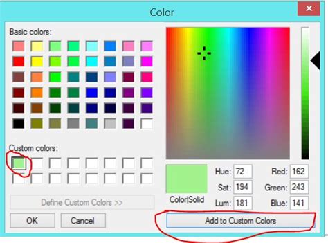 How Do You Save Colordialog Custom Color Vbforums