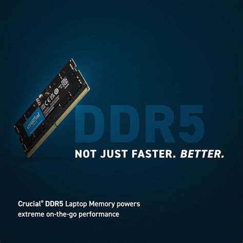 Crucial Ram Ddr5 Notebook 8gb 16gb 32gb แรม 4800mhz 5600mhz Sodimm 11v