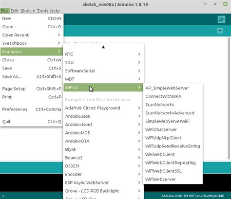 Library For WIFI Programming Arduino Forum