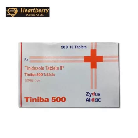 Tiniba 500 Mg Tablet Tinidazole Exporter In United States At Rs 105