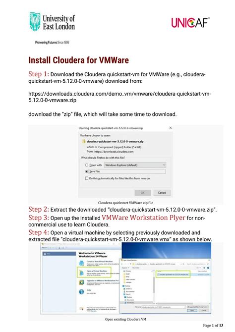SOLUTION Install Cloudera For Vmware Studypool