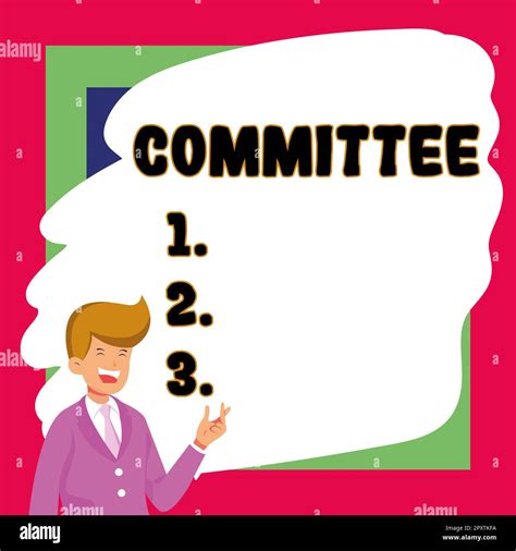 Text Caption Presenting Committee Business Showcase Group Of People Appointed For A Specific