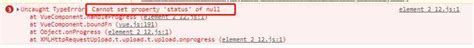 Element Ui Upload Cannot Set Property Status Of Null 布布扣