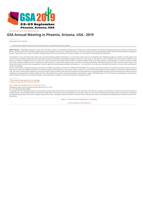 Pdf Estimating Groundwater Extraction With Integrated Satellite Datasets And Machine Learning