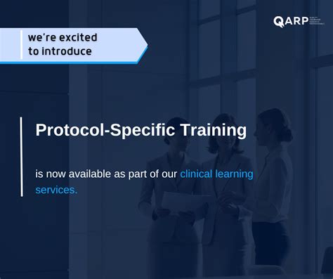 Protocol Specific Training