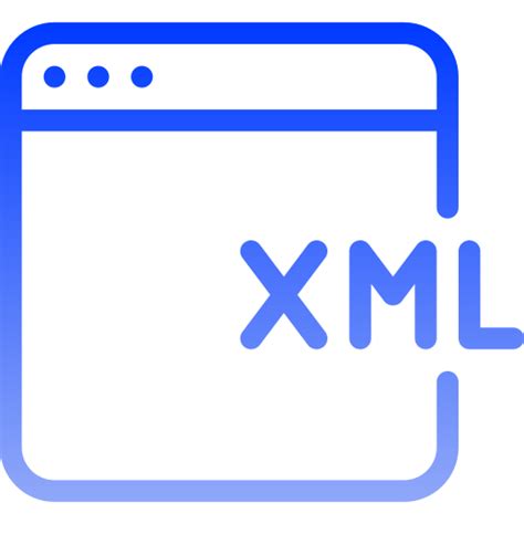 Xml Generic Gradient Outline Icon