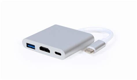 USB C Multi Adapter Zilver Kabelmaxx