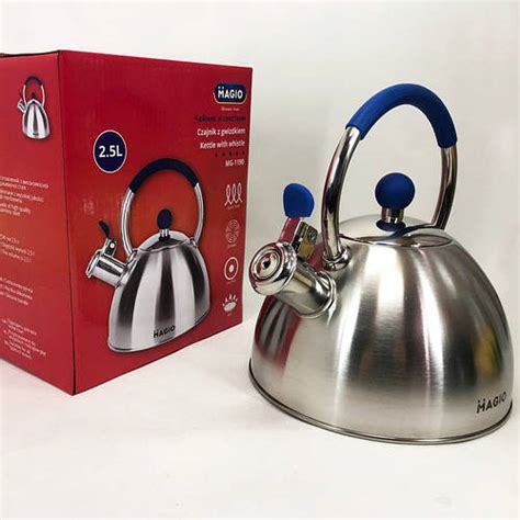 Чайник для плиты 3 л Magio Mg 1190 Чайник для газовых плит Чайник из нержавейки Чайник Vw 244