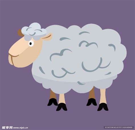 卡通绵羊设计图 卡通设计 广告设计 设计图库 昵图网