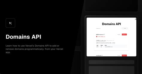 Domains Api Vercel