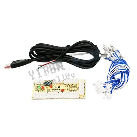 Usb To Pc Arcade Encoder Board With Jamma Keyboard Joystick For Coin