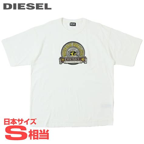 【楽天市場】 Diesel ディーゼル メンズ リフレクティブプラスチックパッチ ウォッシュ加工 半袖tシャツ カットソー【t Beggy