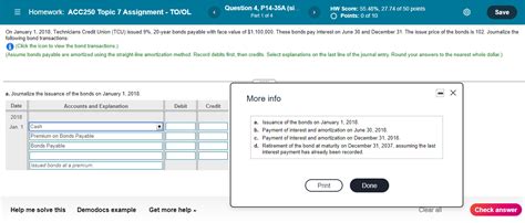 Solved Homework Acc250 Topic 7 Assignment Toiol Question