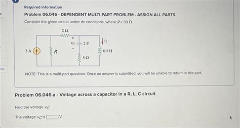 Answered Problem 06046 Dependent Multi Part Bartleby