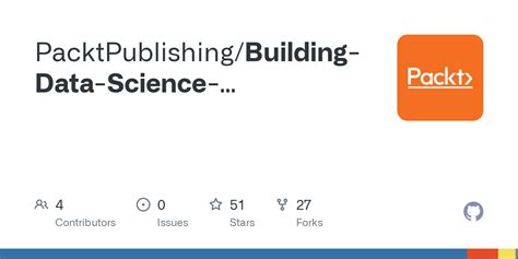 github packtpublishing building data science applications with