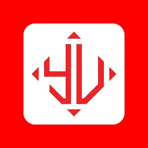Premium Vector Creative Simple Initial Monogram Yu Logo Designs